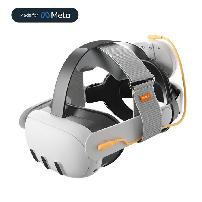 VR Head Strap With Battery Made For Meta Quest 3/3S | Syntech